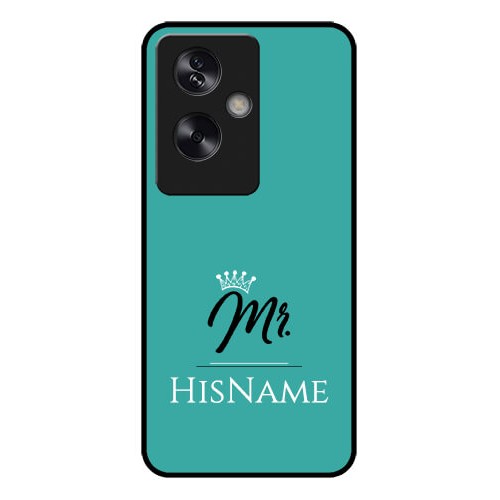 Buy Oppo A79 5G Custom Metal Phone Case - Mr With Name Design