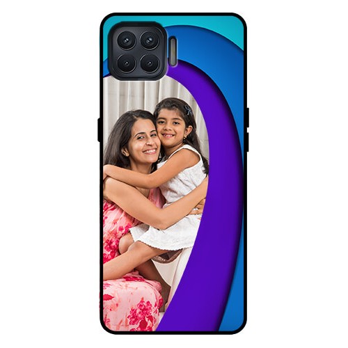Buy Oppo F17 Pro Custom Metal Phone Case - Simple Pattern Design