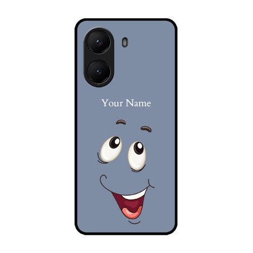 Buy Poco X7 Pro 5G Custom Metal Phone Case - Laughing Cartoon Face Design