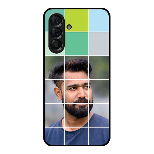 Buy Galaxy A56 5G Custom Metal Phone Case - Black And White Stripes Design