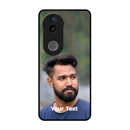 Buy Vivo T4R Custom Metal Phone Case - Photo With Text Design