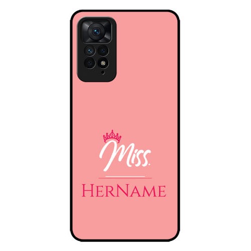Buy Redmi Note 11 Pro Plus 5G Custom Metal Phone Case - Mrs With Name ...