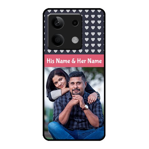 Buy Redmi Note 13 5G Custom Metal Phone CaseLove Symbols Design