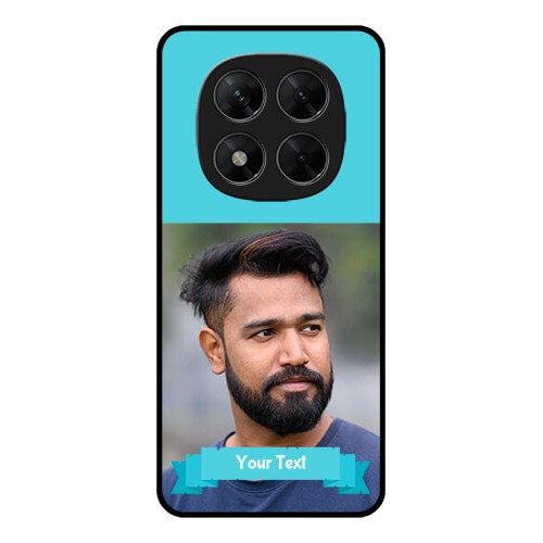 Buy Redmi Note 14 Pro 5G Custom Metal Phone CaseBlue Color Design