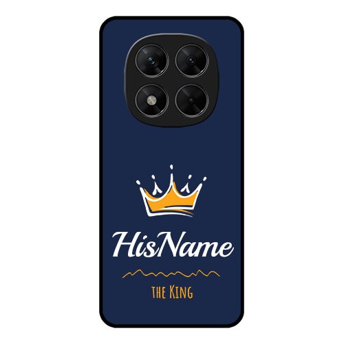 Buy Redmi Note 14 Pro 5G Custom Metal Phone CaseKing With Name Design