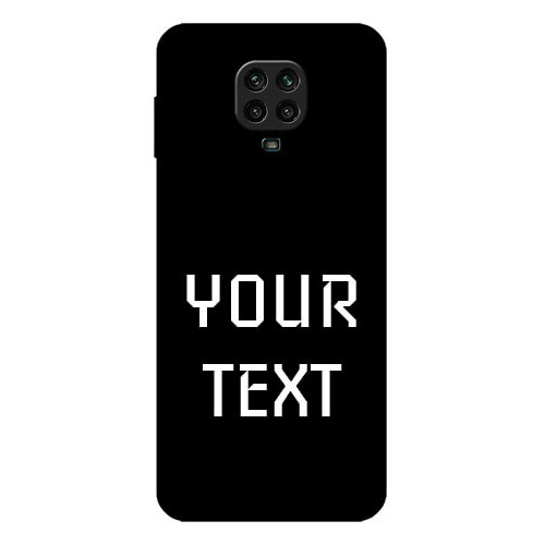 Buy Redmi Note 9 Pro Custom Metal Phone Case - Your Name Design