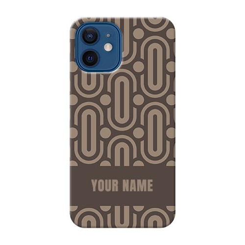 Buy iPhone 12 Custom Phone Covers: Captivating Zero Pattern Design