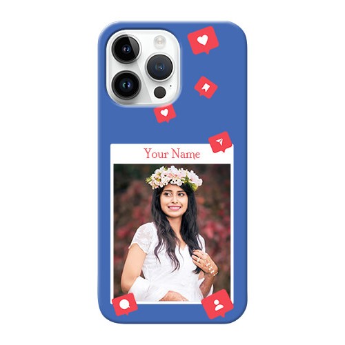 Buy iPhone 14 Pro Max Back Covers: Like Share And Comment Design