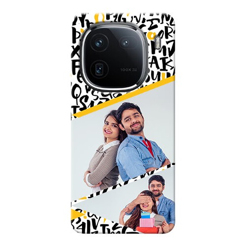 Buy iQOO 12 5G Phone Back Covers: Letters Pattern Design