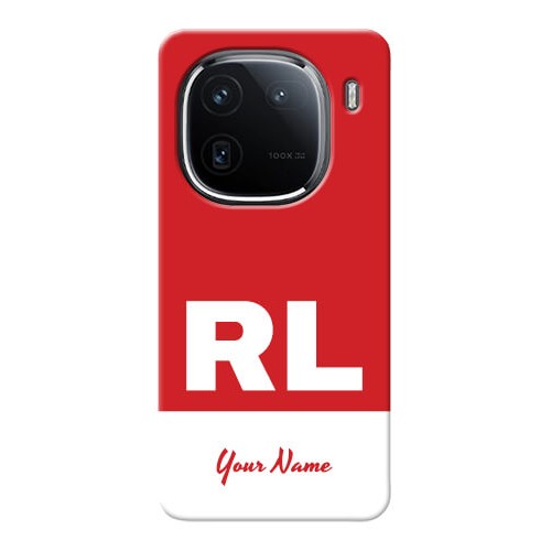 Buy iQOO 12 5G Personalized Phone Case with dual tone custom text Design