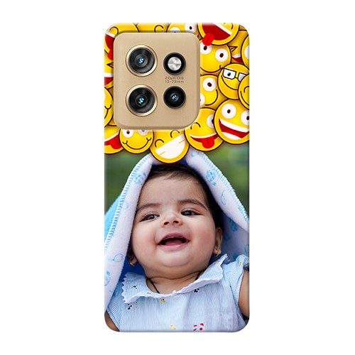Buy Motorola Edge 50 Neo Custom Phone Cases with Smiley Emoji Design