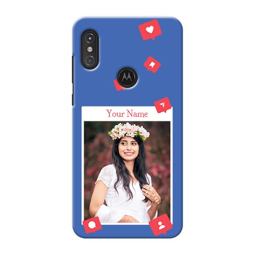 Buy Moto One Power Back Covers: Like Share And Comment Design