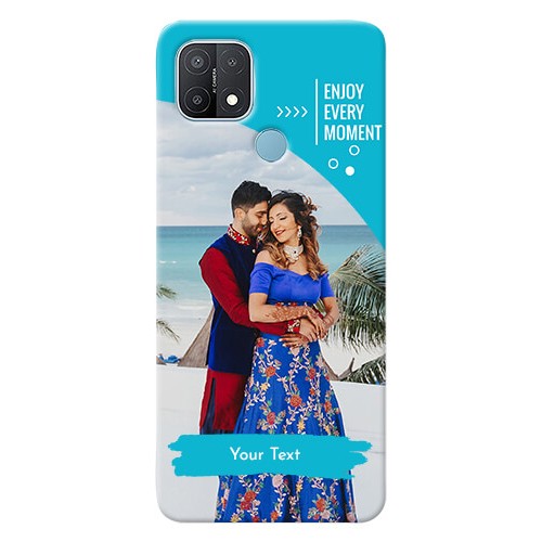 Buy Oppo A15s Personalized Phone Covers: Happy Moment Design