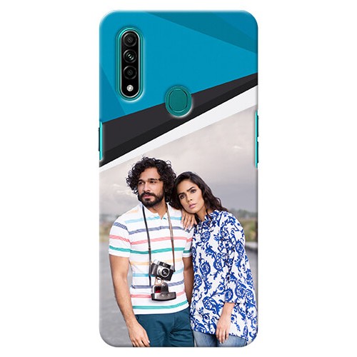 Buy Oppo A31 Back Covers: Simple Pattern Photo Upload Design