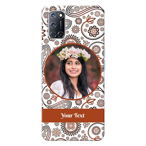 Buy Oppo A52 Phone Cases Online Abstract Floral Design