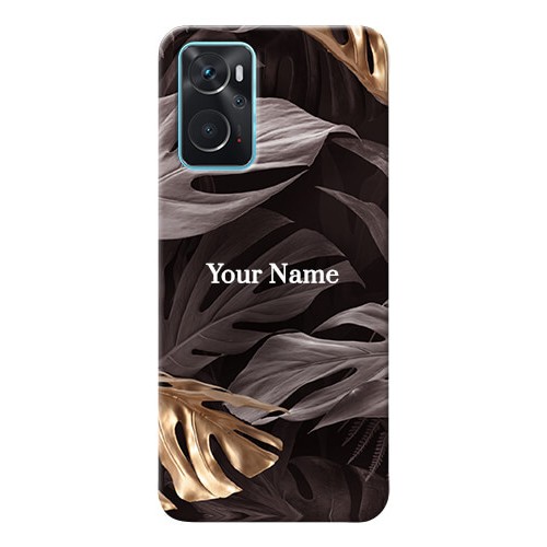 Buy Oppo A76 Mobile Back Covers: Wild Leaves digital paint Design
