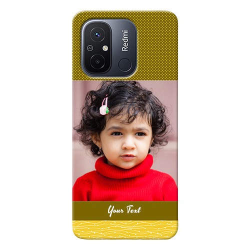 Buy Poco C55 custom mobile back covers: Simple Green Color Design