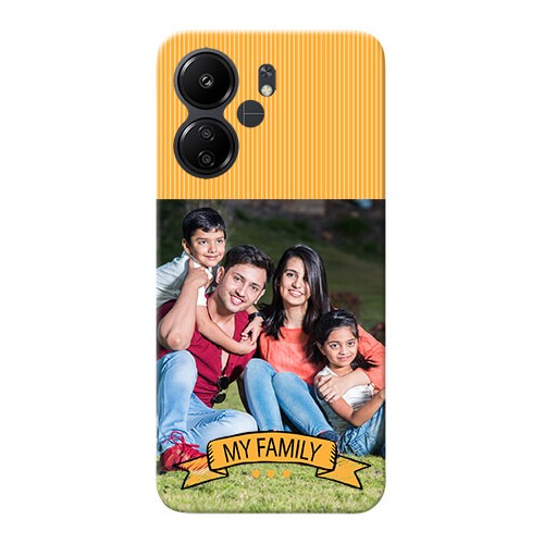Buy Poco C65 Personalized Mobile Cases: My Family Design