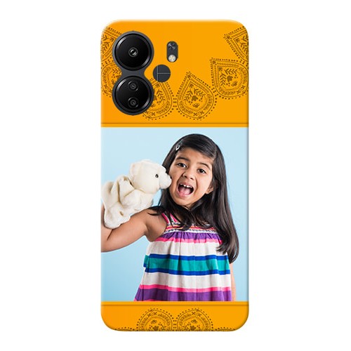 Buy Poco C65 custom mobile back covers: Photo Wedding Design