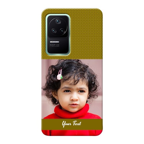 Buy Poco F4 5G custom mobile back covers: Simple Green Color Design