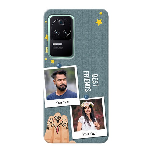 Buy Poco F4 5G Mobile Cases: Sticky Frames and Friendship Design
