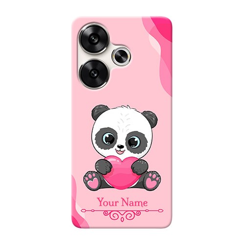 Buy Poco F6 5G Custom Mobile Case with Cute Panda Design