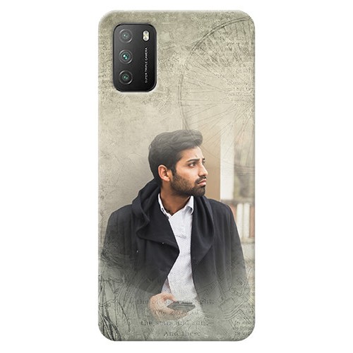 Buy Poco M3 custom mobile back covers with vintage design