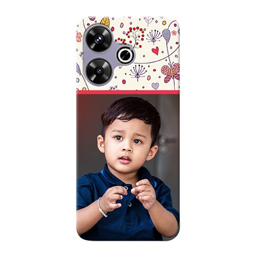Buy Poco M6 Plus 5G phone back covers: Premium Floral Design