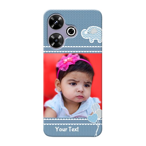Buy Poco M6 Plus 5G Custom Phone Covers with Kids Pattern Design