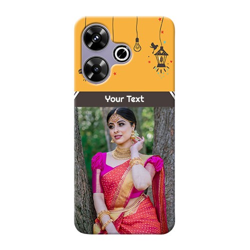 Buy Poco M6 Plus 5G custom back covers with Family Picture and Icons