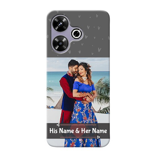 Buy Poco M6 Plus 5G Mobile Covers: Buy Love Design with Photo Online