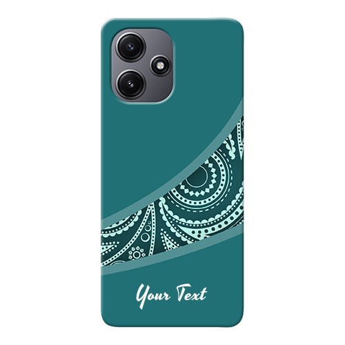 Buy Poco M6 Pro 5G Photo Printing on Case with semi visible floral Design