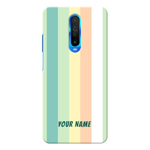 Buy Poco X2 Back Covers: Multi-colour Stripes Design