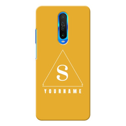Buy Poco X2 Custom Mobile Case with simple triangle Design