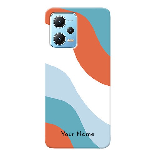 Buy Poco X5 5G Mobile Back Covers: coloured Waves Design
