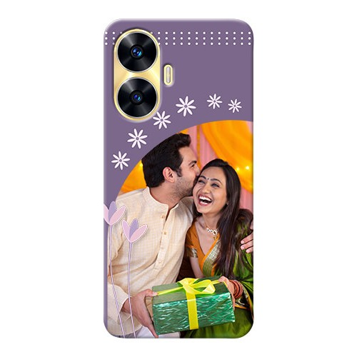 Buy Realme C55 Phone covers for girls: lavender flowers design