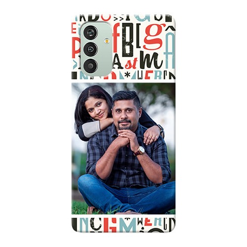 Buy Galaxy A04s custom mobile phone covers: Alphabet Design