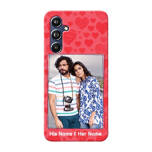 Buy Galaxy A54 5G Mobile Back Covers: with Red Heart Symbols Design