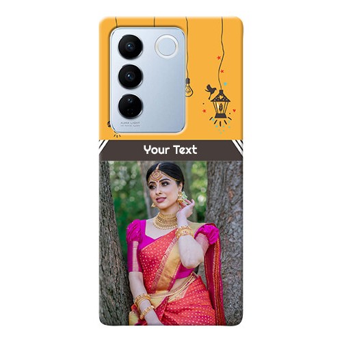 Buy Vivo V27 5G custom back covers with Family Picture and Icons