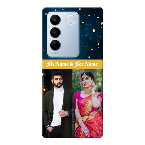 Buy Vivo V27 Pro 5G Mobile Covers Online: Galaxy Stars Backdrop Design