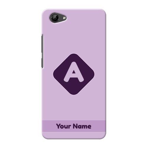 Buy Vivo Y71 Custom Mobile Case with Custom Letter in curved badge Design