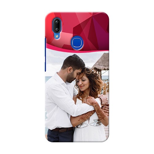 Vivo Y95 custom mobile back covers: Red Abstract Design