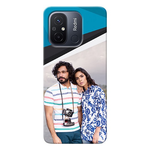 Buy Redmi 12C Back Covers: Simple Pattern Photo Upload Design