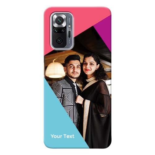 Buy Redmi Note 10 Pro Max Custom Phone Cases: Stacked Triple colour Design