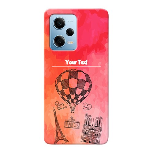 Buy Redmi Note 12 Pro 5G Personalized Mobile Covers: Paris Theme Design