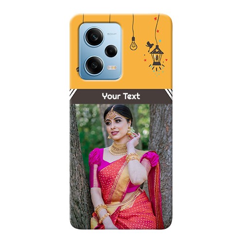 Buy Redmi Note 12 Pro 5G custom back covers with Family Picture and Icons