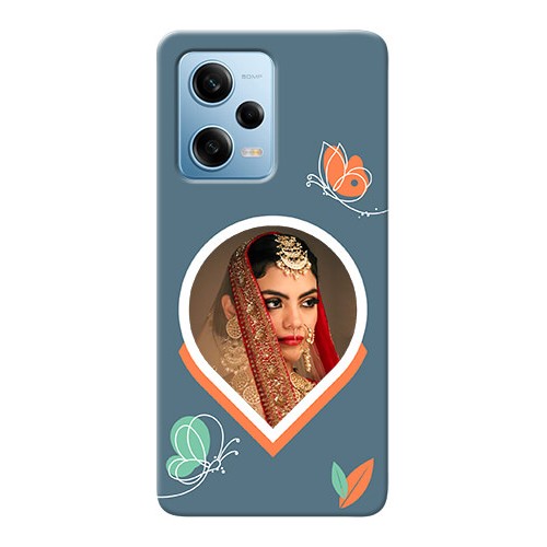 Buy Redmi Note 12 Pro 5G Custom Mobile Case with Droplet Butterflies Design