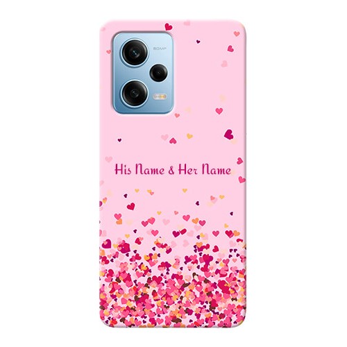 Buy Redmi Note 12 Pro 5G Phone Back Covers: Floating Hearts Design