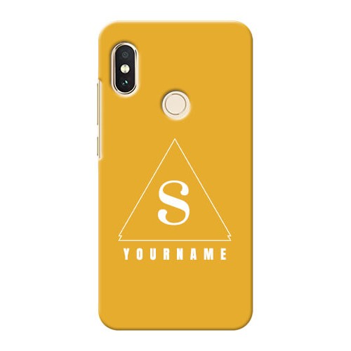 Buy Redmi Note 5 Pro Custom Mobile Case with simple triangle Design