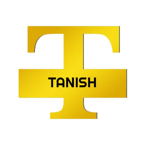 Buy Letter T - Classic Design Monogram Sign Golden Aluminium Nameplate